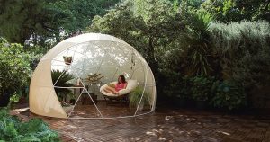 The Garden Igloo 360 Dome perfect for your Inflatable Hot Tub